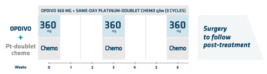OPDIVO® (nivolumab) + Chemo Efficacy Data for Resectable NSCLC